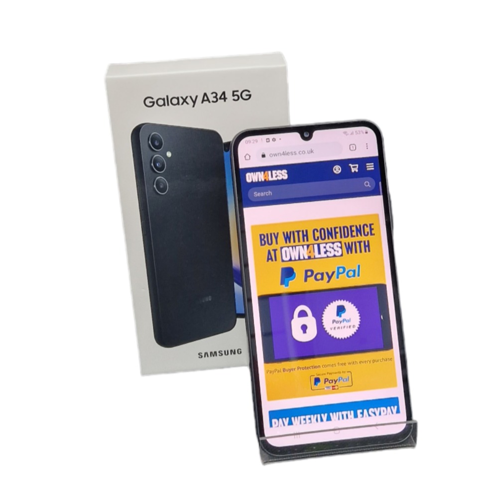 Samsung A34 5G 128GB Awesome Graphite Unlocked - Own4Less